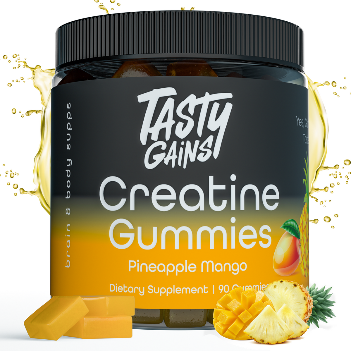 Tasty Gains Creatine Gummies - 90g