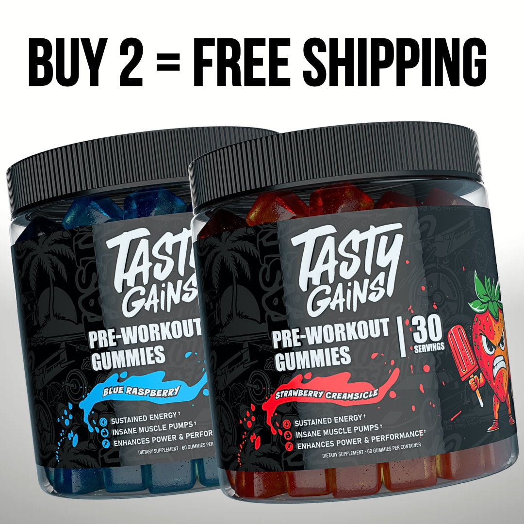 Tasty Gains Pre-Workout Gummies